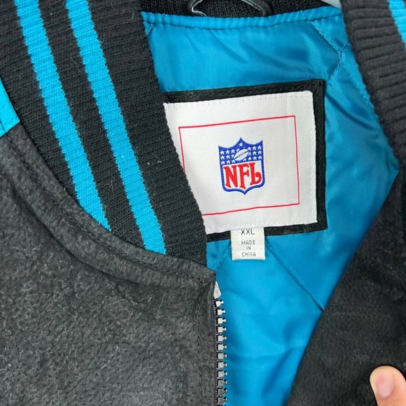 NFL | Jackets & Coats | Vintage Jacksonville Jaguars Nfl Suede Varsity ...